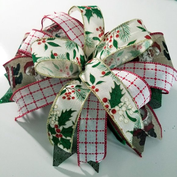Hand Crafted | Holiday | Christmas Holiday Bow | Poshmark